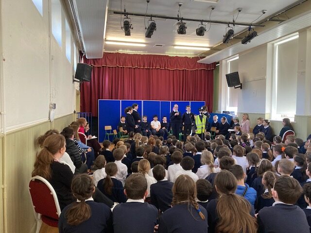 Our Internet Safety Assembly in the hall